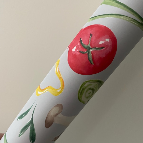 Mermaid Tails Wrapping Paper, Ocean Waves Gift Wrap, Mermaid Theme ...