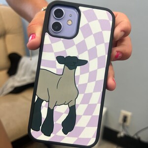 Black Boer Goat Wether Sticker, Cute Livestock Water Bottle Stickers ...