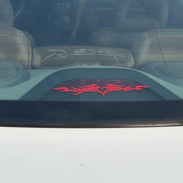 Bumper Sticker / Car Tramp Stamp / Y2K / Heart / Wings / Gothic / Vinyl ...