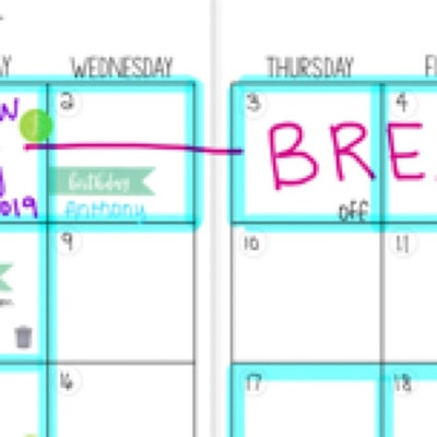 Undated Portrait Digital Planner Terrazzo Design Hustle Sanely® - Etsy