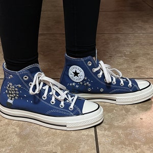 Embroidered Converse Chuck Taylors 1970s/ Custom Converse Math Formula ...