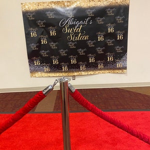 Sock Hop Personalized Backdrop 50's Diner Cake Table | Etsy