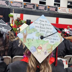 Hunny Bear Printed Graduation Cap Topper DIGITAL DOWNLOAD - Etsy