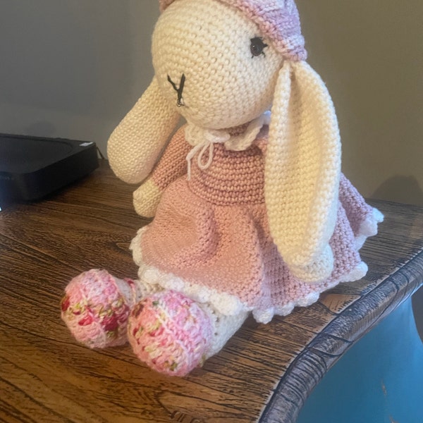 Crochet Bunny Girl Pattern, Amigurumi Rabbit Pattern Crochet Hare ...