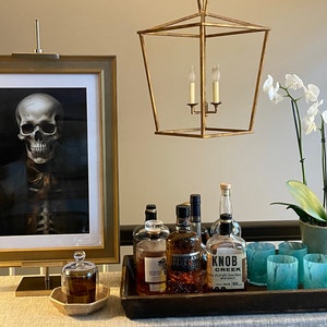 Renaissance Skeleton Painting, Vintage Poster, Art Poster Print, Dark ...