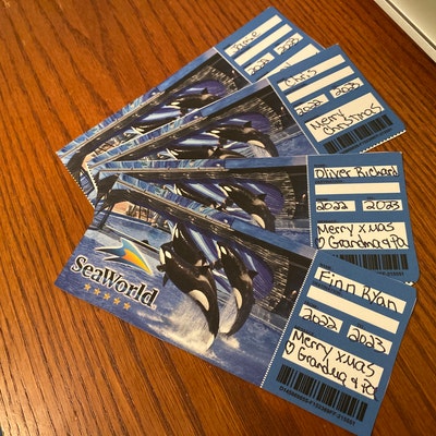 Seaworld Surprise Trip Reveal Tickets, Printable Surprise Sea World ...