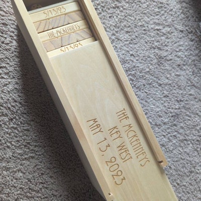 Personalized Mini 4-player Shut the Box Natural - Etsy