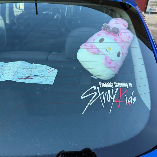 Listening to STRAY KIDS Decal (more Colors!) - Etsy