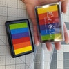 Rainbow Ink Pad, Rainbow Stamp Pad, 3x2 Ink Pad, Rainbow Baby Keepsake ...
