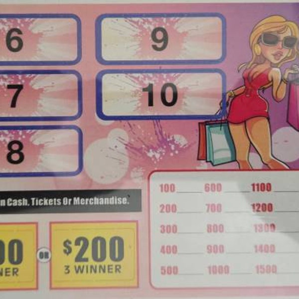 Gold Club is a One-window, Pull Tab Game With 576 Cards at 1.00 each ...