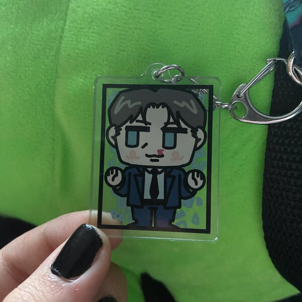 Saw Keychain + Stickers Adam, Lawrence, Amanda, Hoffman, Strahm - Etsy