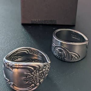 Adjustable Spoon Rings Stainless Steel Size 5 to 13 - Etsy