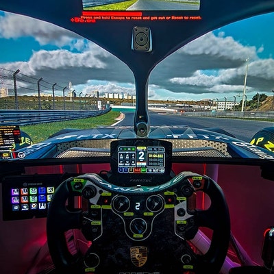 Sim Racing Sticker Sheet Neon Yellow Matte Encoders and Buttons for Our ...