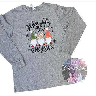 Hanging With My Gnomies Svg, Plaid Pattern Hat Gnome Svg, Christmas ...