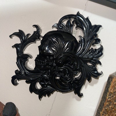 7.75 Nevermore/skullraven edgar Allan Poe Wall Hanging Plaque many ...