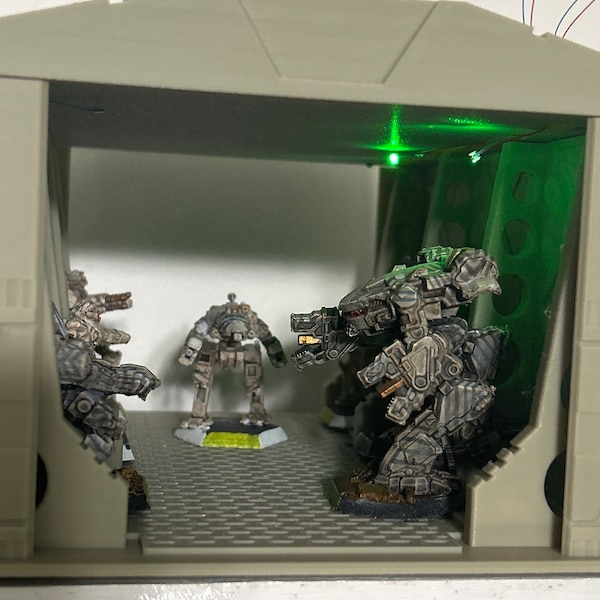 Mecha City Mech Hanger - Epic Scale Terrain (6mm - 8mm Compatible) - Etsy