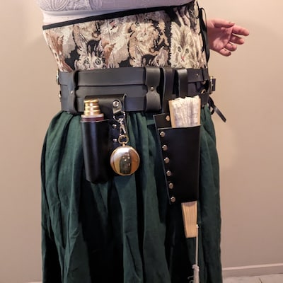 Leather Leg Harness Belt Leg Potion Holster Alchemist Larp - Etsy Canada
