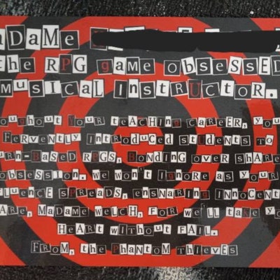 Valentine Edition Customized Calling Card Persona 5 modernized - Etsy