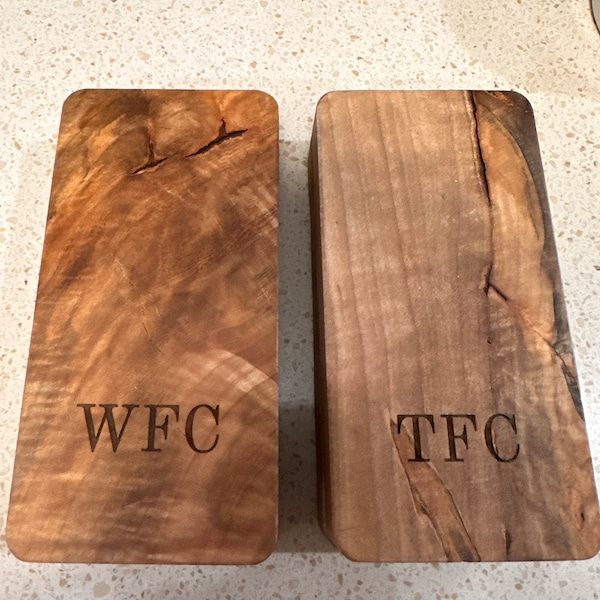 Steelhead Trout Gift Set Engraved Custom Wood Fly Fishing Net and Red ...