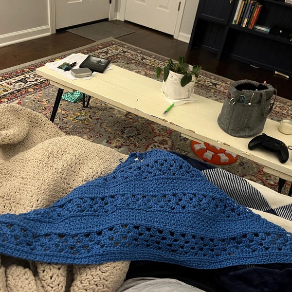 Crochet Chair Caddy for Lounge Chairs, Beach Chairs, Camping Chairs ...