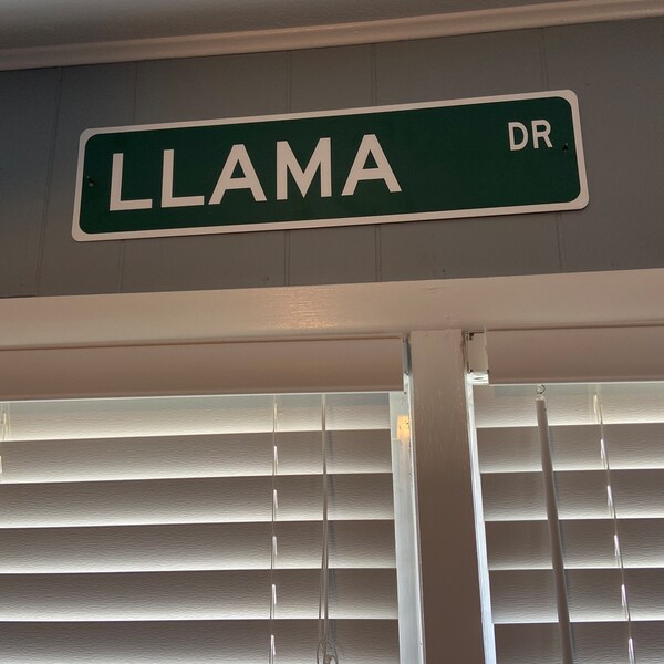 Llama, Llama Gift, Llama Sign, Llama Decor, Llama Lover, Pack Animal ...