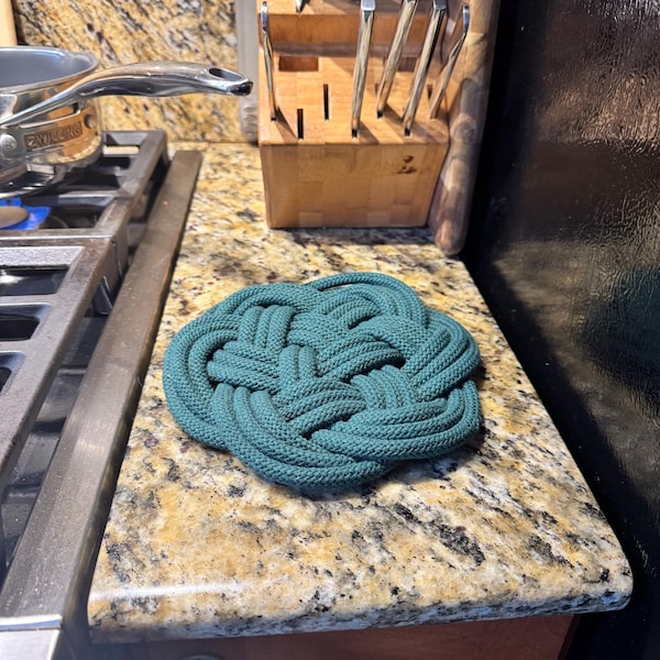 Large Minimalist 3D Rope Wall Art, Nautical Rope Art, Woven Fiber Art ...