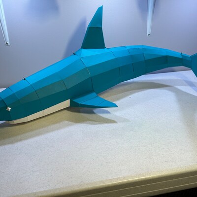 Papercraft Fish Pattern PDF Template 3d Paper Craft Paper - Etsy
