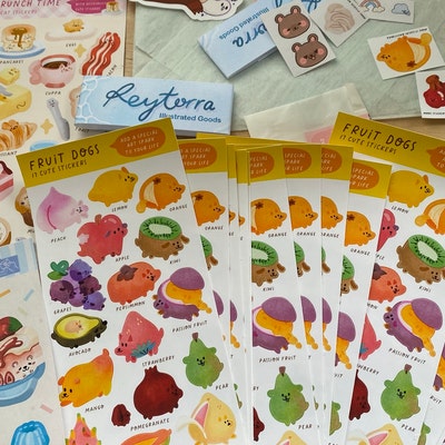 Cat Moods Sticker Sheet Mood Tracker Sticker Sheet Cute - Etsy