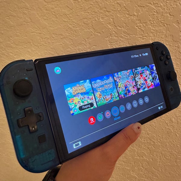 New Custom Nintendo Switch White D-pad Joy-con Controller! - Etsy