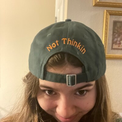 Do Nothing Club Black Hat W/white Letters and - Etsy