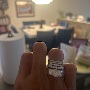 Chunky Wedding Band, Heavy Men's Ring, Extra Thick Wedding Ring, Wide ...