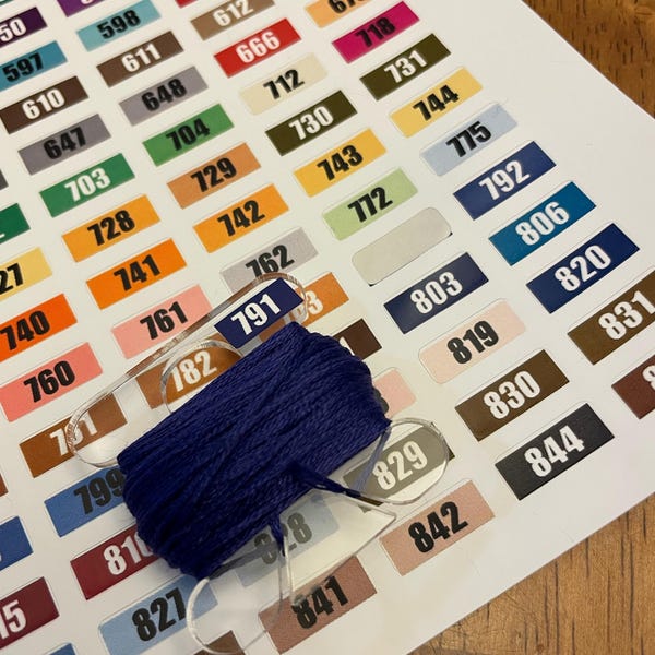 Ultimate DMC Floss Labels Collection. DMC Cotton Floss Waterproof ...