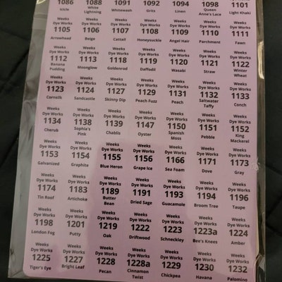 The Gentle Art Thread Drop Labels Organize Your Overdyed Thread on ...