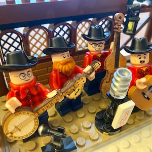 4pc Miniature Wooden Bluegrass Country Musical Instrument Set | Etsy