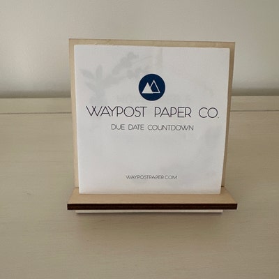 Custom Due Date Baby Countdown Calendar Pregnancy Gift for Expecting ...