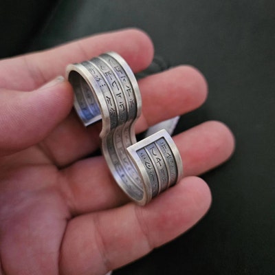 Ring of Spell Storing Sterling Silver, Adjustable, Unisex, Fantasy ...