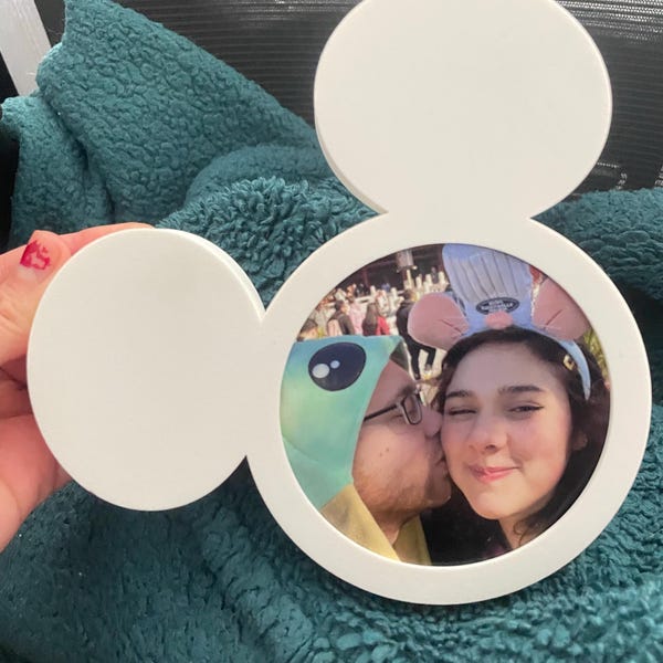 Mickey Mouse Ears Picture Frames W/ Photo Prints - Etsy