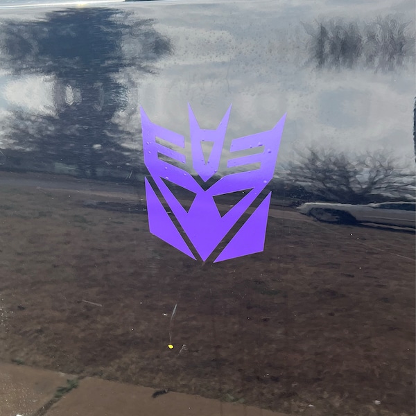 Decepticon Logo Vinyl Decal Car Window Bumper Sticker Select Color/size ...