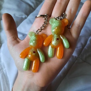 Yin and Yang Koi Fish Set koi fish keychain resin keychain | Etsy