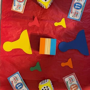 Gingerbread Man Game Board Piece Die Cuts Candyland Inspired Game ...