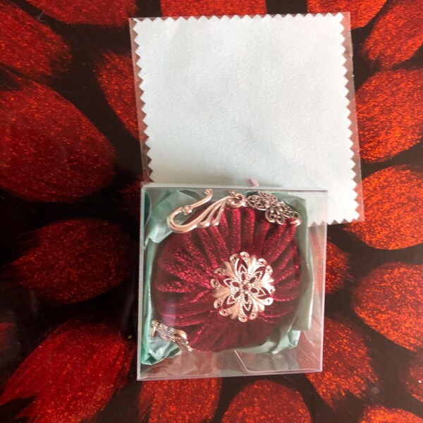 Silver Filigree Embellished Mini Ballpoint Pen With Removable Vintage ...