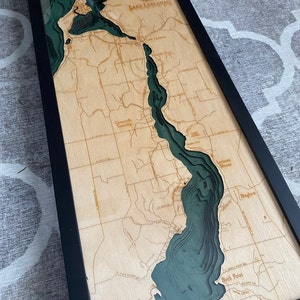 Great Lakes Cork Map | Etsy