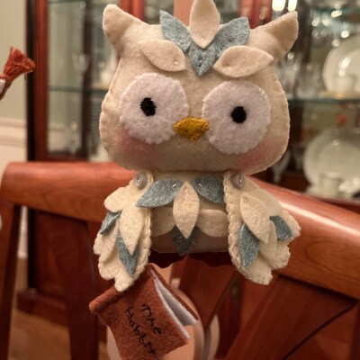 Owl Sewing Pattern, Felt Owl Ornament, SVG Owl, Felt Tutorial, Bird SVG ...