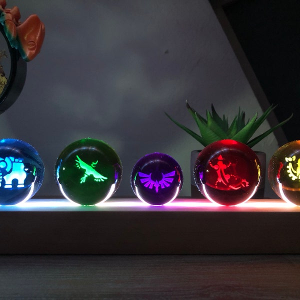 The Legend of Zelda Breath of the Wild Four Heroes Skill Ball Crystal ...