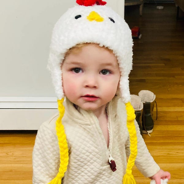Baby Rooster Hat Baby Chicken Hat Newborn Rooster Hat Crochet Rooster ...