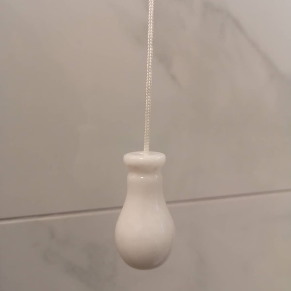 Luxury Marble Light Pull | Bathroom Light Pull Cord | Roman Blind Pull ...