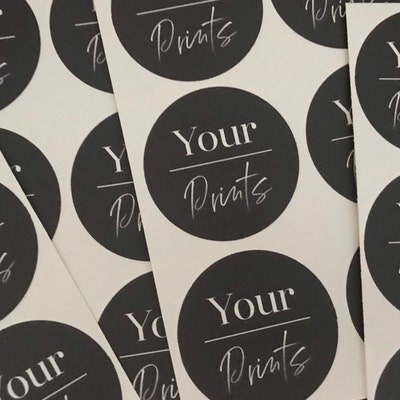 Small Business Logo Stickers Personalised Business Labels - Etsy UK