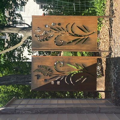 Lotus Wall Accent / Privacy Panel - Etsy
