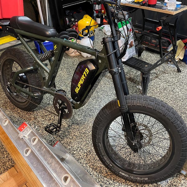 Super 73 ZX Electric Bike Center Storage Basket, E-bike Storage Carrier ...