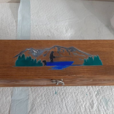 Lake Fishing Stencil Reusable Lake Fishing Stencil Art Stencil DIY ...